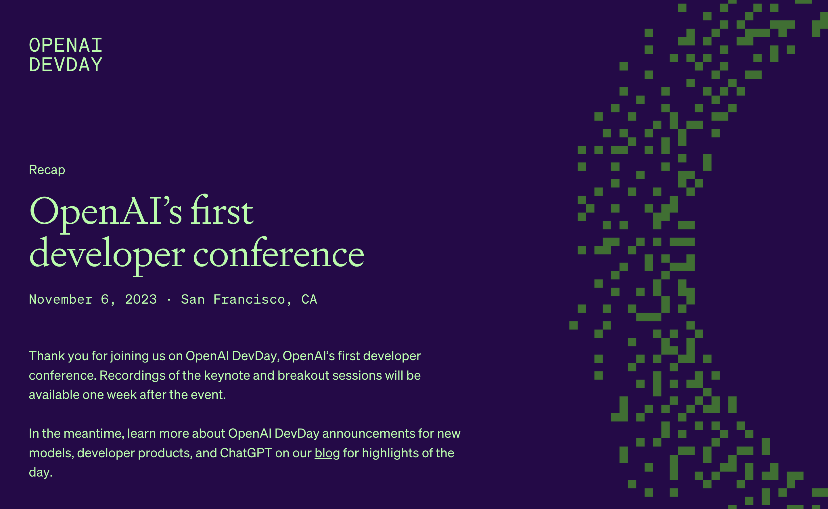 【GPT-4 TurboやGPTsなど神アプデ全10個】OpenAI Dev Day 2023 総まとめ - TSfCM ( Tech ...